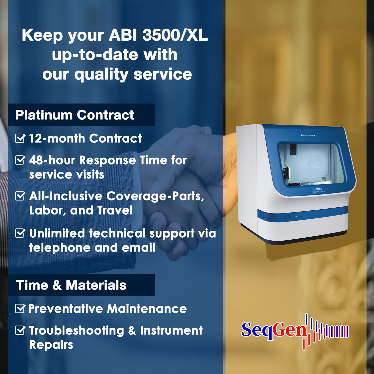 Are you maintaining your ABI 3130 or Upgrading to ABI 3500?